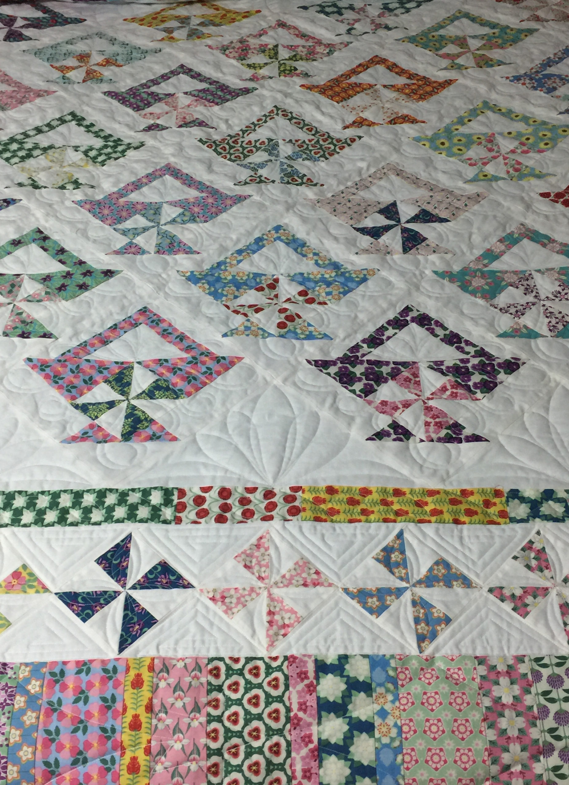 Folded View - Quilting Longarm by Sandra